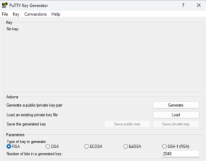 Generate public and private keys with PuTTYgen (Windows) | LRob